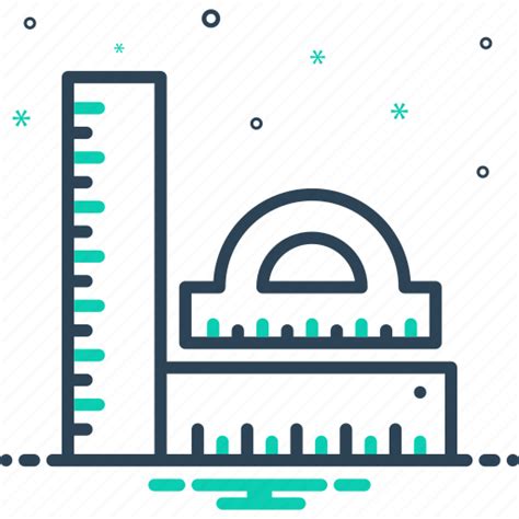 Ruler Tool Measurement Scale Dimension Protractor Straightedge Icon Download On Iconfinder