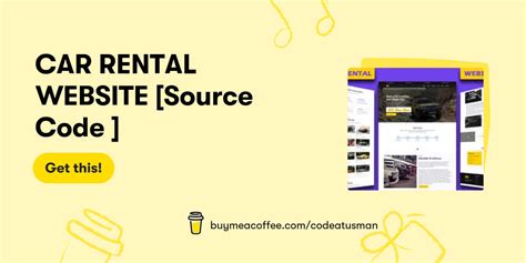 Car Rental Website Source Code Buymeacoffee