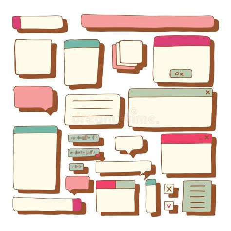 Dialog Boxes Old Retro Pc Elements User Interface Operating System