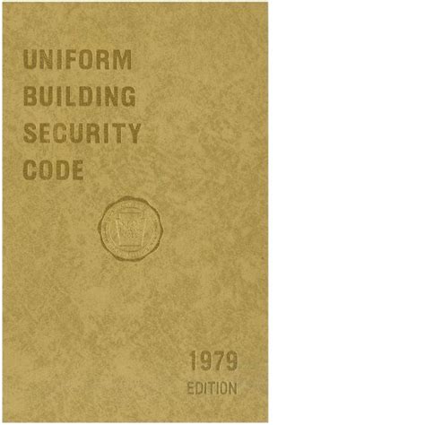1979 Uniform Building Security Code Download