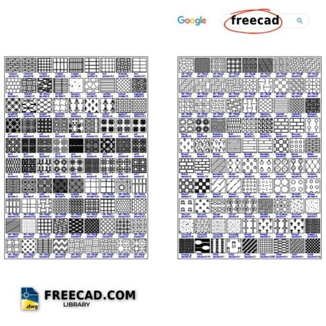 973 Free AutoCAD Hatch Patterns Download Files CAD Hatches Library