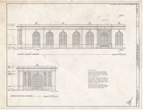 Blueprint Habs Ny60 Pohi1c Sheet 3 Of 4 Kykuit Orangerie