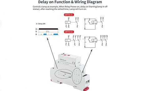 GEYA Delay On Single Function Time Relay Output A Electronic Adjustable Power ON Timer Delay