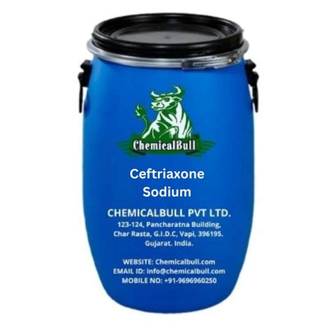 Ceftriaxone Sodium 104376 79 6 Chemical Bull Pvt Ltd