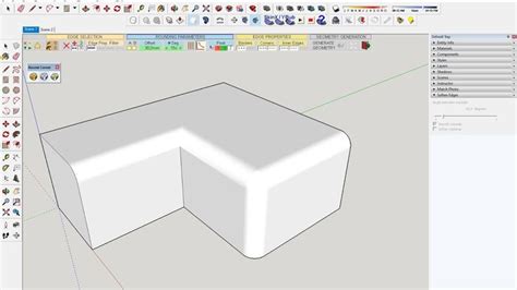 Como Bolear Arestas No Sketchup Com A Extensão Round Corner Ibercad Tutoriais Dicas