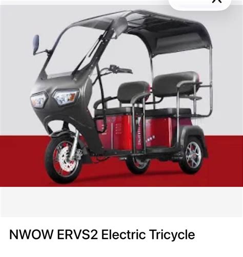 Nwow Ervs2 Electric Tricycle Motorbikes Motorbikes For Sale On Carousell
