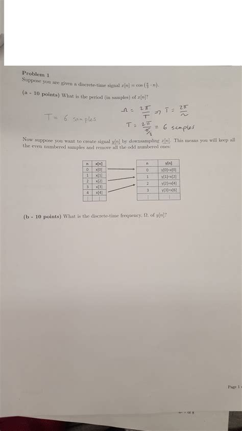 Solved Problem Suppose You Are Given A Discrete Time Chegg
