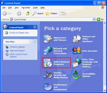 Mini Kompi Add Or Remove Programs