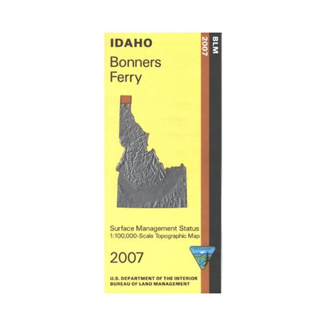 Map Bonners Ferry Id Id1007s Public Lands Interpretive Association