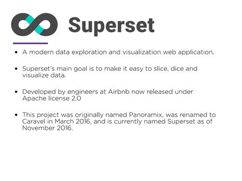 Open Source Dataviz With Apache Superset Pdf Computing Technology