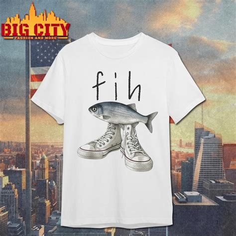 Fih Shoes Funny Misspelled Fish Meme Fih Calling Humor Shirt Hoodie