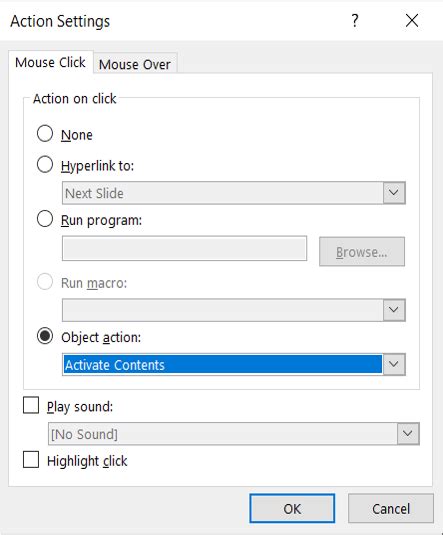 How To Make An Html Object Clickable In Powerpoint Presentation Mode — Vcollab Document