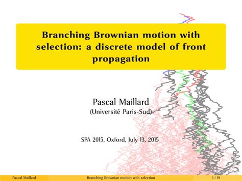 [ppt] Branching Brownian Motion With Selection A Discrete Model Of Front Powerpoint