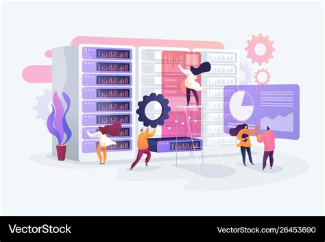 System Administration Concept Royalty Free Vector Image