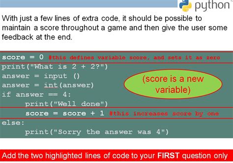 Creating A Quiz Program With Python Computer Science