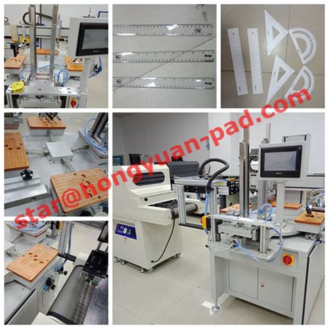 Automatic Rotary Worktable Stationery Ruler Screen Printing Machine