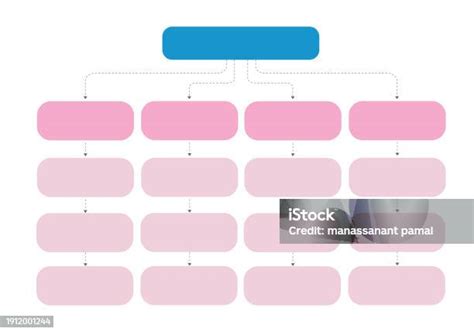 Infographic Flowchart Workflow Diagram Organization Chart Vector