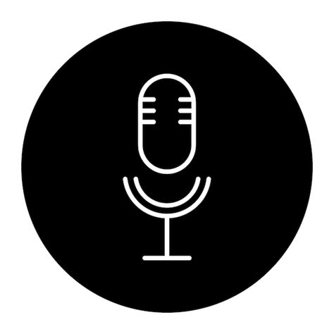 Premium Vector Microphone Icon