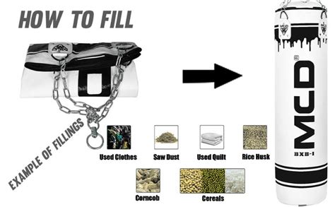 Mcd Punching Bag Set White Mcd Sports