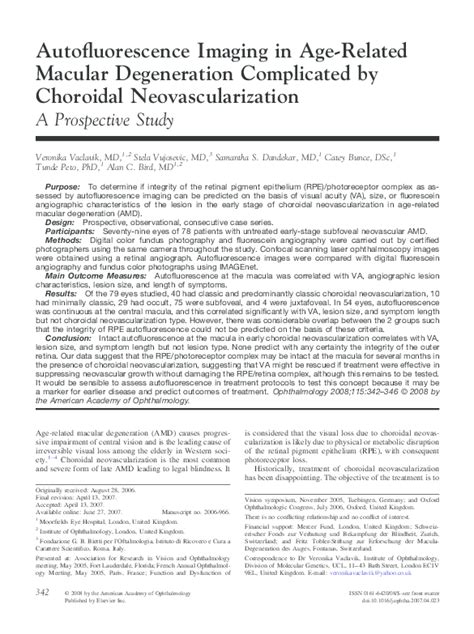 Pdf Fundus Autofluorescence In A Case Of Occult Macular Dystrophy Christian Van Nechel