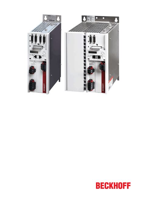 Beckhoff Ax5000 S Idn Parameters User Manual 190 Pages