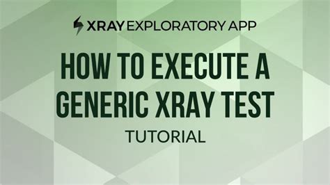 Xray By Xblend On Linkedin How To Execute A Generic Xray Test In The