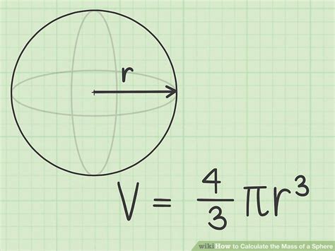 How To Calculate The Mass Of A Sphere 13 Steps With Pictures