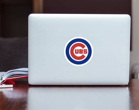 Chicago Cubs Team Logo Color Vinyl Sticker Cubs Team Baseball Teams