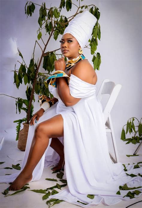 The World Is My Stage Actress Queeneth Agbor Stuns In Angelic Themed