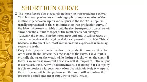 SHORT RUN production function | PPTX | Business | Business and Finance