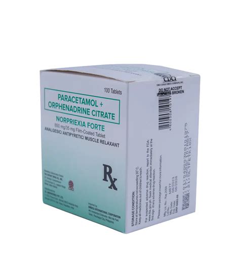 Norpriexia Forte Tab 650mg35mg 100 Rose Pharmacy Medicine Delivery