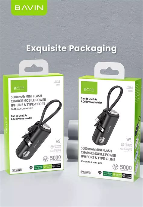 Buy Bavin Bavin Pc1091 5000mah Powerbank 225w And 20w Usb C Port Input