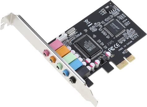 Myazs Pcie Sound Card 5 1 Internal Sound Card With Low Profile Bracket