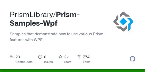 Github Prismlibrary Prism Samples Wpf Samples That Demonstrate How To Use Various Prism