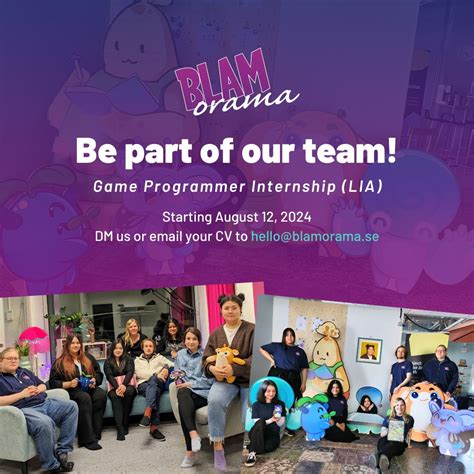 Gameprogrammer Indiegamedev Lia Programming Internship Blamorama Games