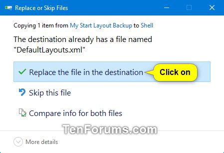 Backup And Restore Start Layout In Windows 10 Tutorials