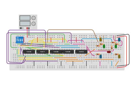 Circuit Design Task 3 Digital Dice Decoder Tinkercad