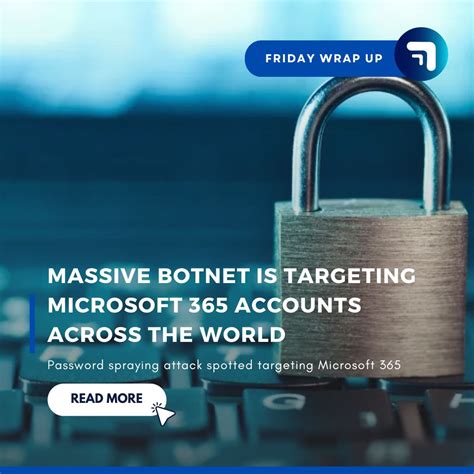 Cybersecurity Microsoft365 Infosec Passwordspraying Fridaywrapup… Itessentials
