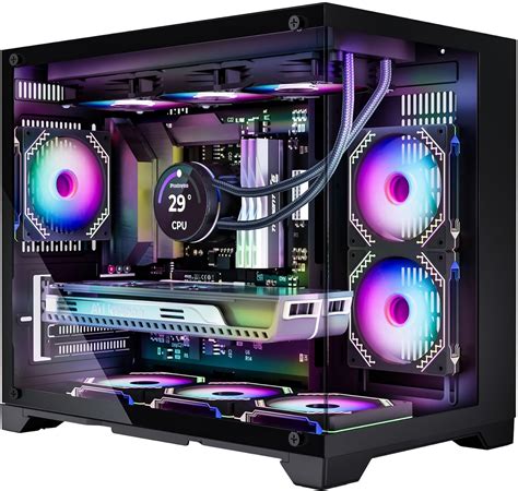 MATX PC Case With ARGB Fans Pre Installed Australia Ubuy
