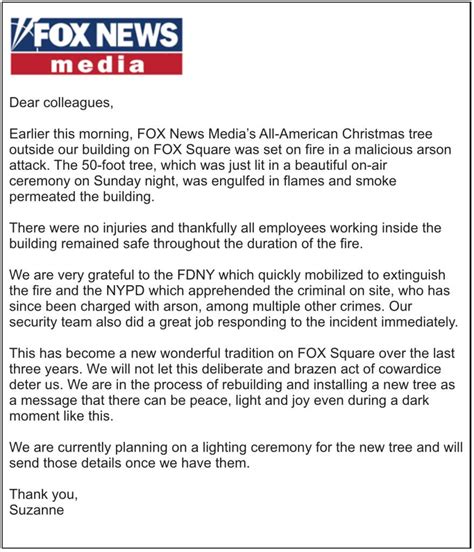 Why Was The Fox News Christmas Tree Set On Fire News Anchor React Yourtango