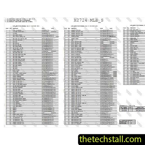 Apple Macbook Pro 14″ M1 A2442 820 02098 Schematic Diagram