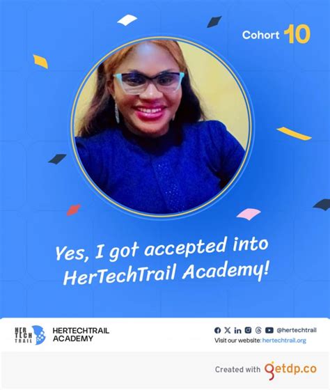 Mercy Efeturi Gbalaka On Linkedin My Tech Journey Continues So I Applied Yet Again To My