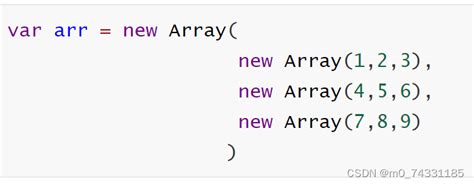 二维数组。二维数组怎么写 Csdn博客