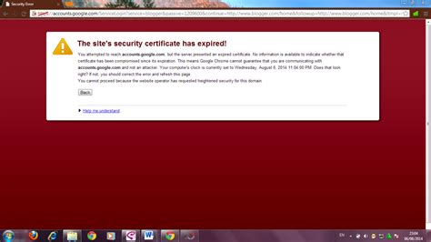 Cara Mengatasi Certificate Expired Di Google Chrome Wrote Knowledge