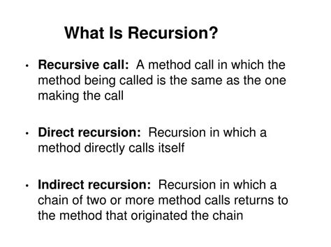 ppt chapter 7 programming with recursion powerpoint presentation