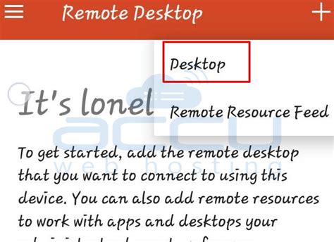Remotely Connect Windows Vps Using An Android Device Accuwebhosting