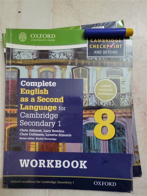 Igcse Ks3 Oxford Cambridge Checkpoint English As A Second Language Coursebook And Workbook 8