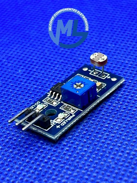 MÓdulo Sensor De Luz Ldr 5mm Ajustavel Mlcomp