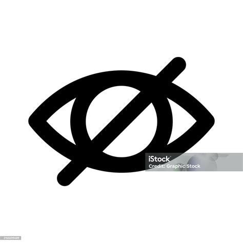 Hide Icon Design User Interface Vector Stock Illustration Download Image Now Blindness Eye