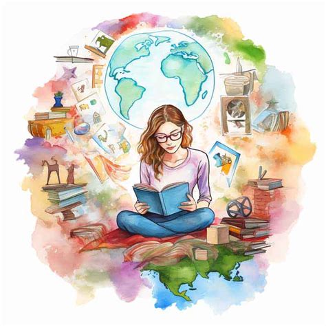 دانلود طرح دختر عینکی در حال کتاب خواندن